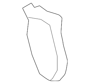 2022-2024 GMC Terrain Tow Bracket Cover 84680696 | TascaParts.com