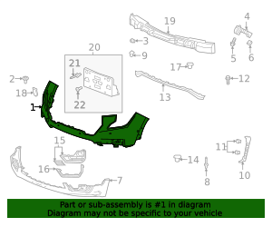 2022-2024 GMC Terrain Primed Front Bumper Upper Fascia 84931971 | OEM ...