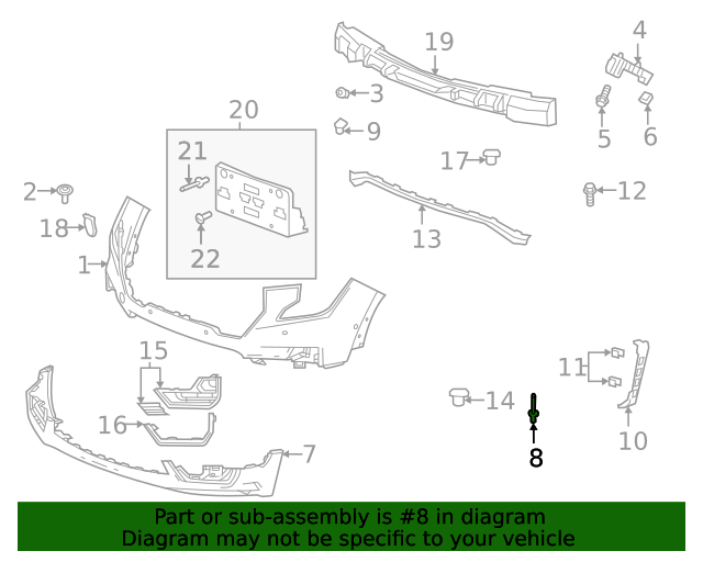 2020-2024 GM Rivet 11546684 GM | GMPartsDirect.com
