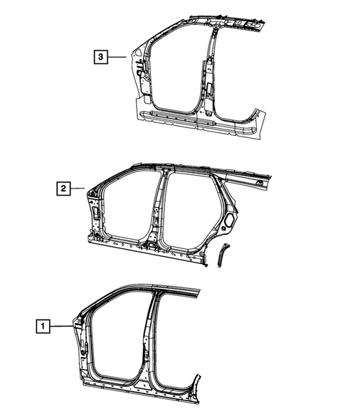Aperture Panel, Pillar Supports and Cab Back for 2021 Jeep Grand ...
