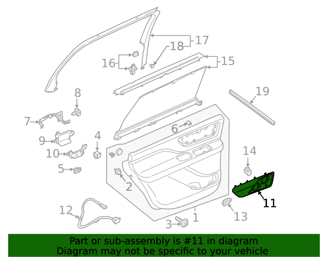2020-2022 Lincoln Aviator Speaker Grille LC5Z-18979-AA | OEM Parts Online