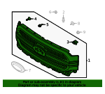 Genuine OEM Ford Part - Grille ML3Z-8200-KA | Genuine OEM Ford Parts ...