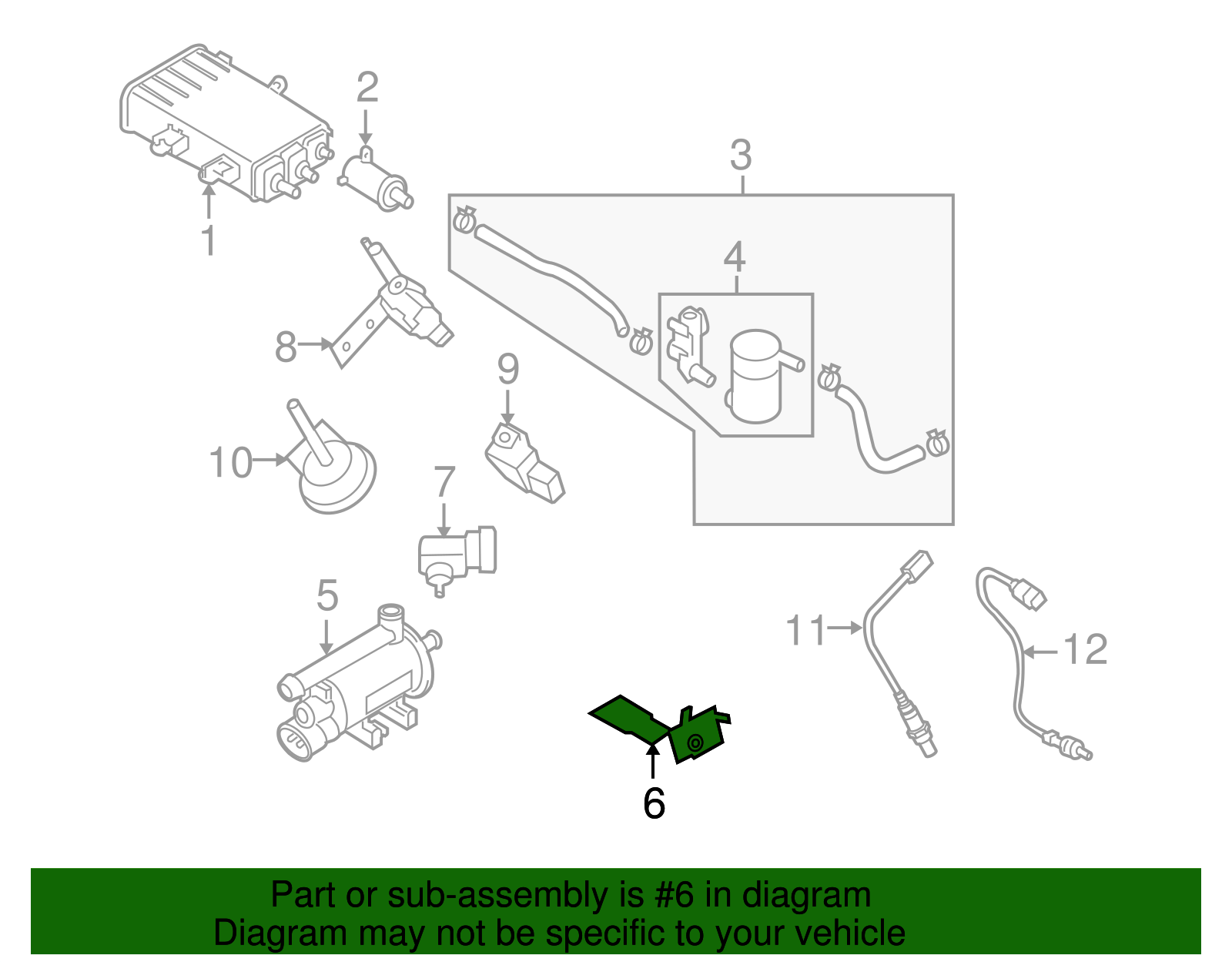 2008-2016 Hyundai Purge Valve Bracket 28911-2G000 | Retail Performance ...