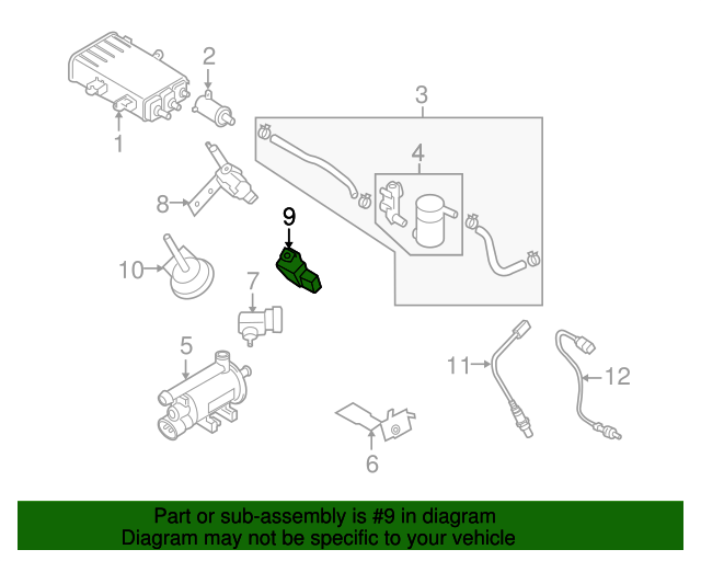 2013-2015 Hyundai Tucson Vacuum Motor 28323-2G300 | OEM Parts Online