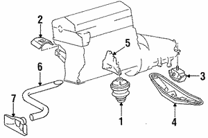 Mercedes-Benz Motor Mounts For Sale | Mercedes-Benz USA Parts