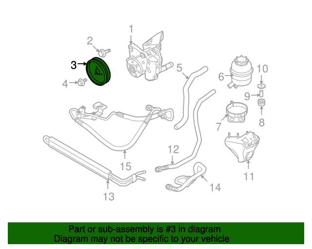 32-42-7-553-955 - Pulley - 2007-2013 BMW | Buy BMW Parts Now