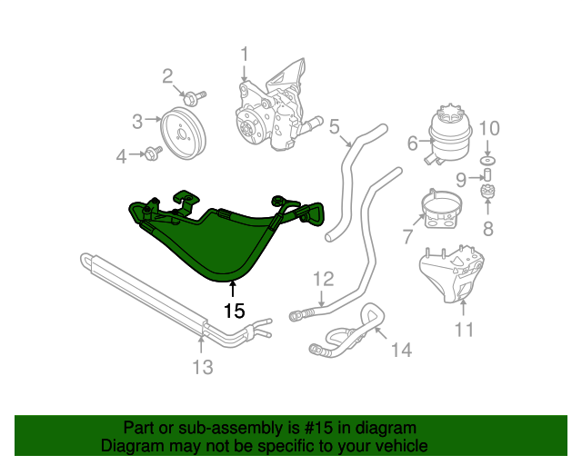 32416784330 - 2006-2013 BMW Pressure Hose (32-41-6-784-330) | BMW of ...