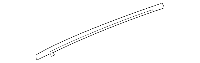 72965-TG7-A11 - Molding Assembly, L Rear Door Sash 2019-2020 Honda ...