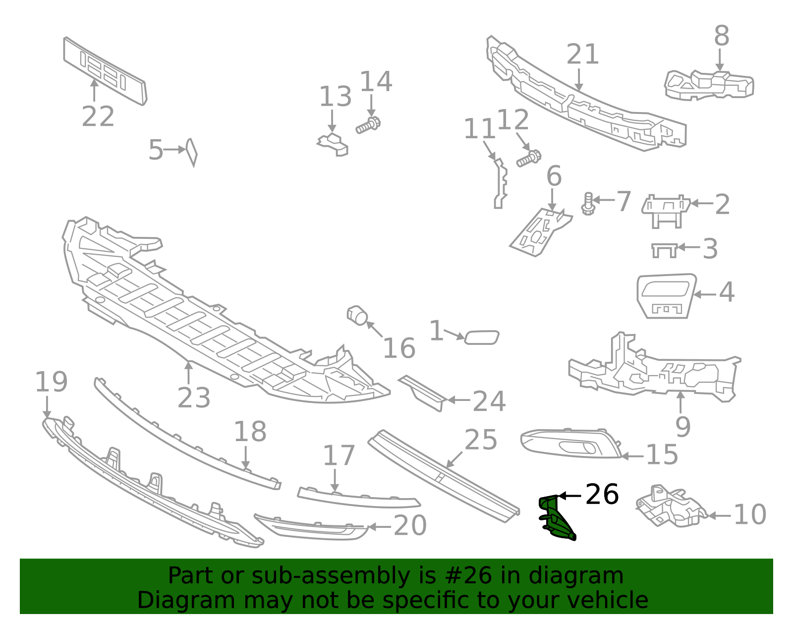 2021-2025 Volvo Air Baffle 32227578 | TascaParts.com
