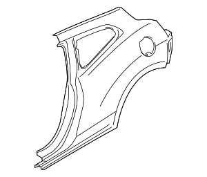 2019-2021 Hyundai Veloster Quarter Panel 71503-J3C10 | QuirkParts