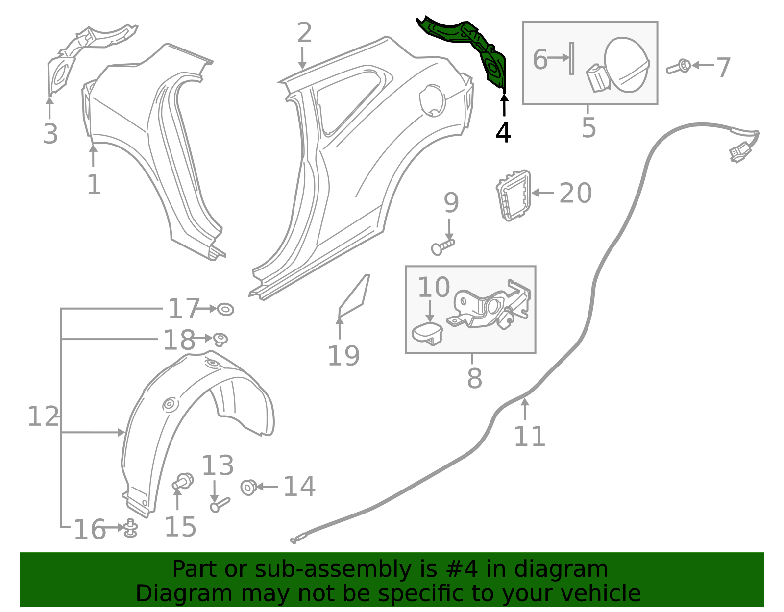 2019-2022 Hyundai Extension Panel 71550-J3000 | Hyundai Wholesale Direct