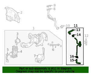 12703243 - Turbocharger Coolant Feed Pipe 2020-2024 GM | Chevrolet ...
