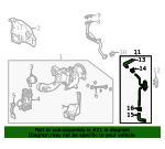 Genuine OEM Turbocharger Coolant Feed Pipe Part# 12703243 Fits 2020 ...