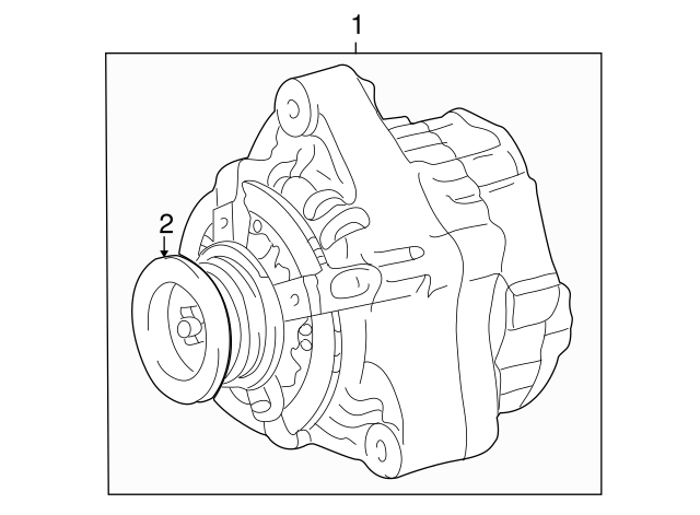 2003-2007 Toyota Alternator 27060-0F040-84 | McGeorge Toyota Parts