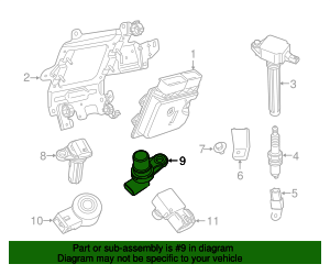 2007-2025 Mopar Engine Camshaft Position Sensor 68080819AD | Mopar ...