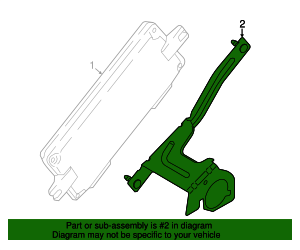 Genuine BMW 66-53-9-352-754 | Mount Bracket | FREE Shipping on Most ...