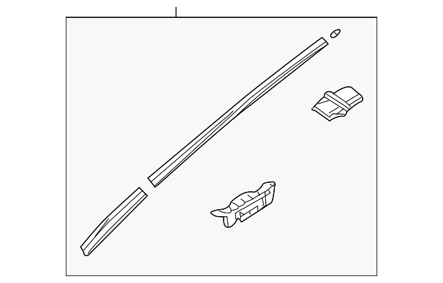 2011-2015 Hyundai Sonata Outer Molding 86132-3S010 | OEM Parts Online