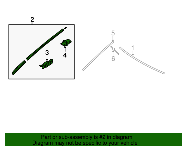 86131-3S000 - Outer Molding - 2011-2015 Hyundai Sonata | hyundaiparts