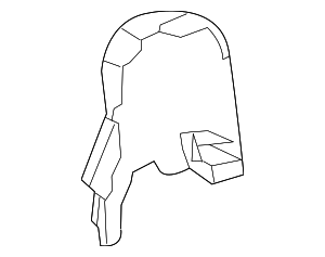 Genuine Toyota Cushion Shield part# 71829-0R050-C0 for 2013-2018 Toyota ...