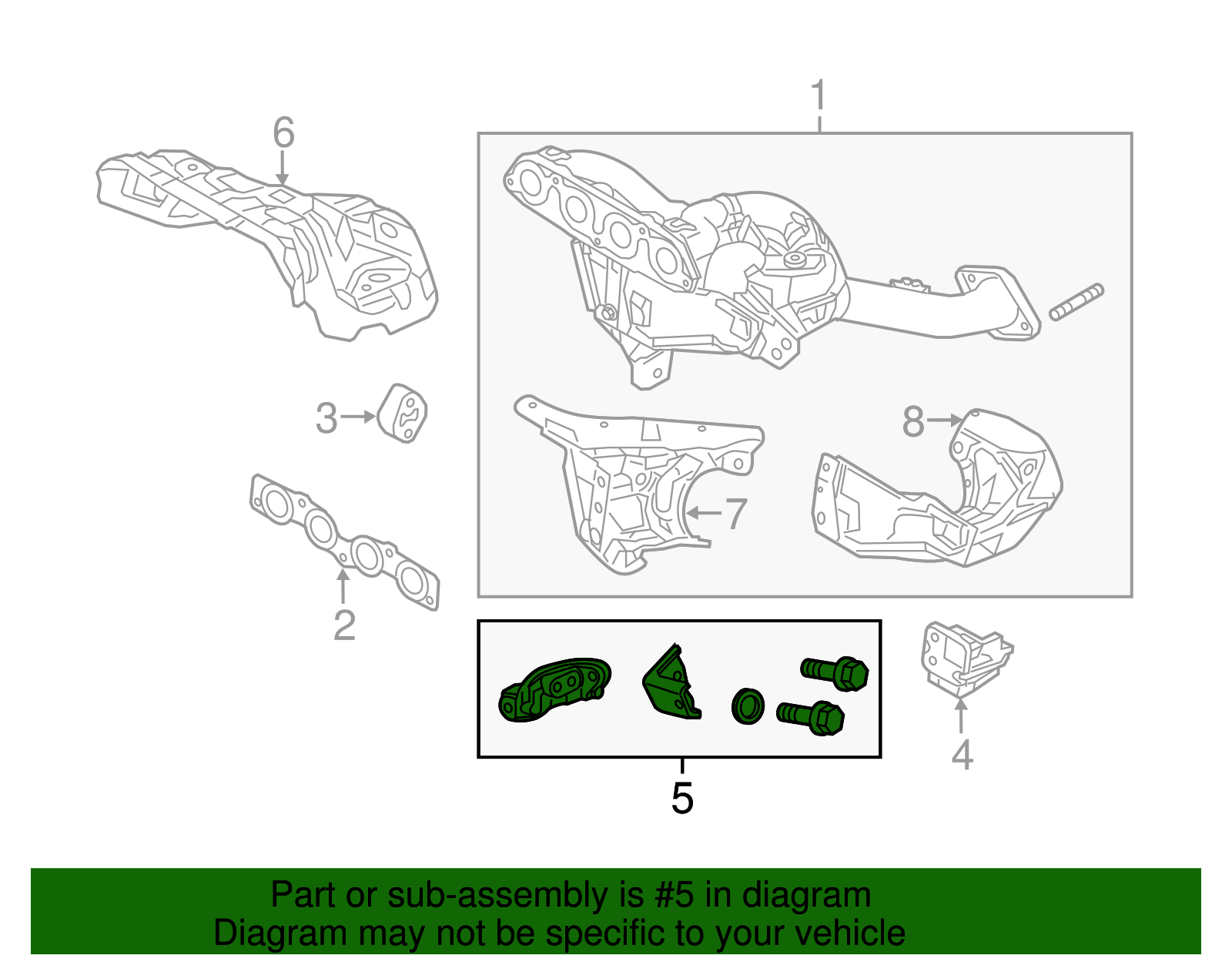 PE08-40-070C - Exhaust Manifold Heat Shield Bracket 2013-2024 Mazda | AutoNation Parts