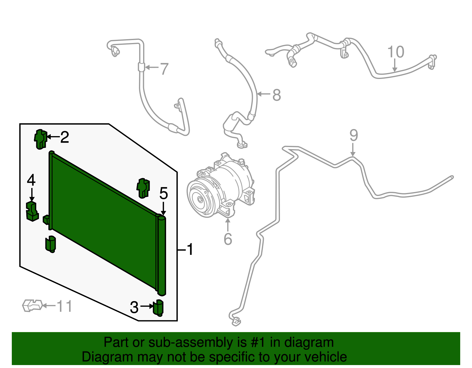 2014-2020 Nissan Rogue Value Advantage™ Condenser Assembly K2100 ...