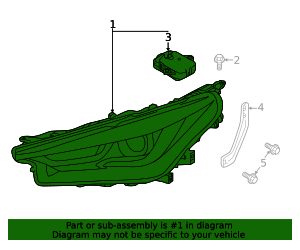 26060-5NA0A (260605na0a) - 2019-2020 Infiniti QX50 Headlamp Assembly ...