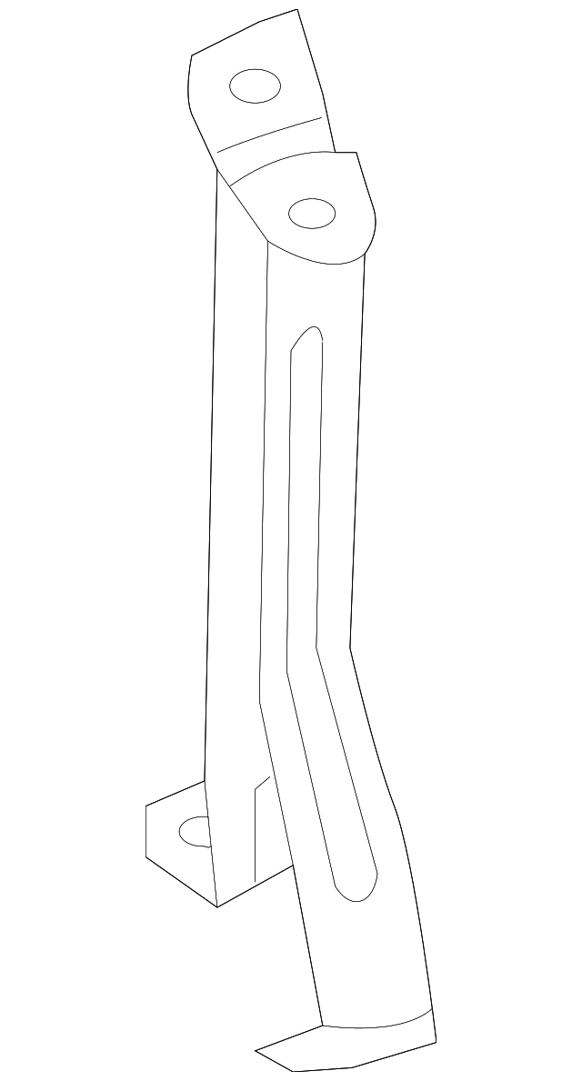 204-524-14-40 - Radiator Support Splash Shield Bracket 2008-2018 ...