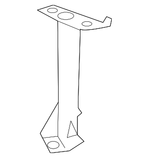 204-524-13-40 - Radiator Support Splash Shield Bracket 2008-2018 ...