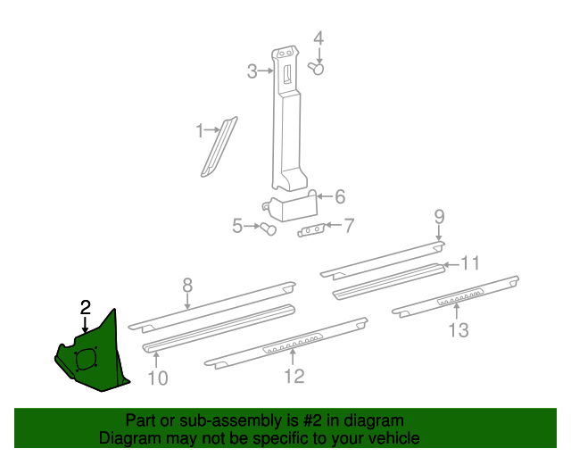 463-684-05-02-7144 - Cowl Trim 2002-2005 Mercedes-Benz | Mercedes-Benz ...