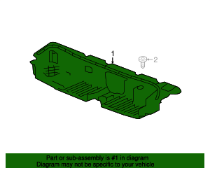 2020-2023 GMC Acadia Intake Air Splash Shield 84218422 ...