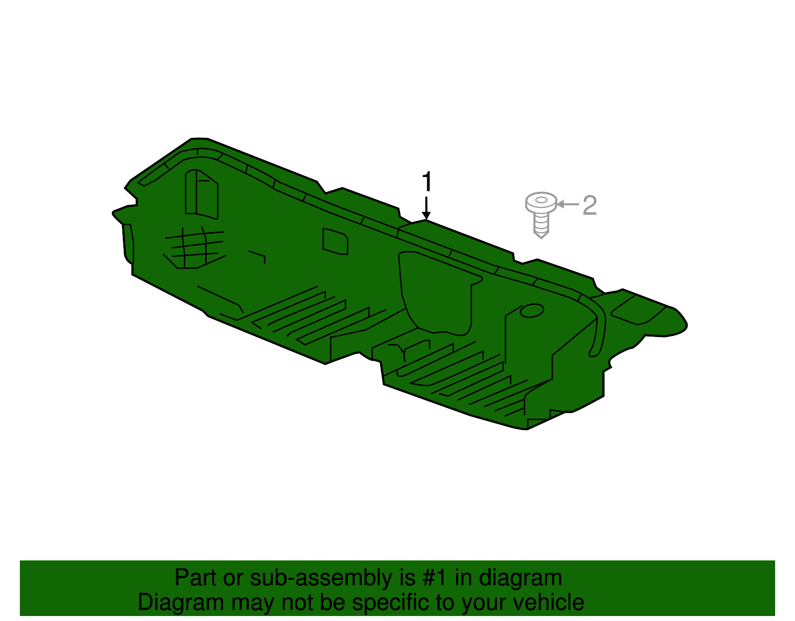 84342655 - Intake Air Splash Shield Chevrolet Parts Direct