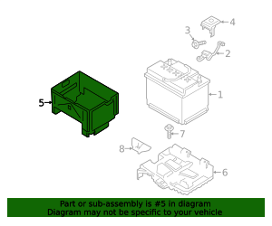 37112-A7100 - Battery Box 2018-2023 Hyundai | AutoNation Parts
