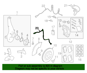 2013-2019 Land Rover Wear Indicator LR033275 | Express Land Rover Parts