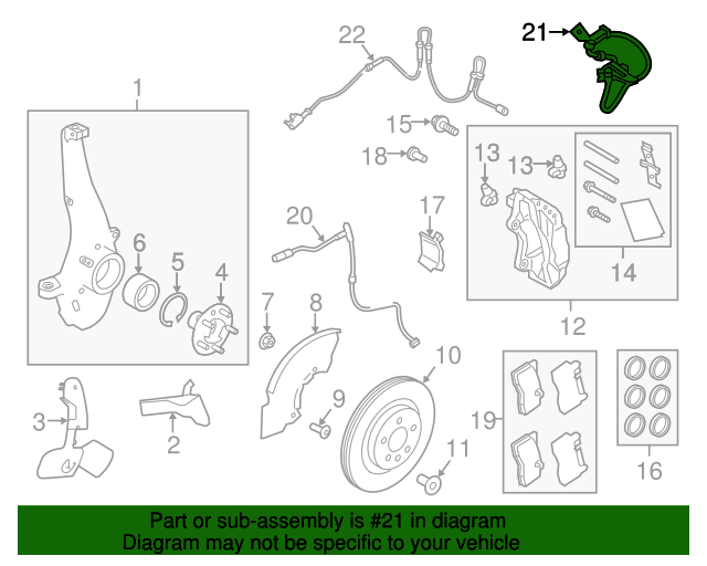 2013-2017 Land Rover Brake Hose LR079544 | OEM Parts Online