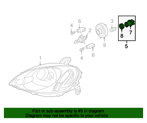 1997-2006 Honda Socket 33304-S47-003 | Honda Zone Parts