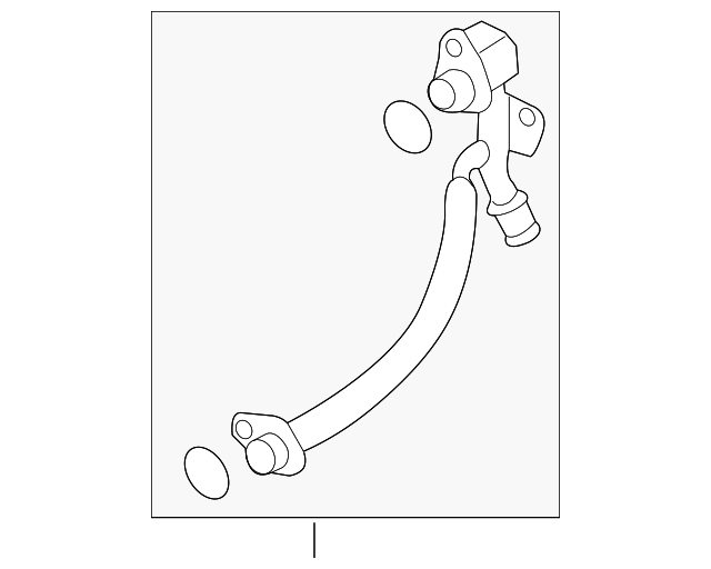 06K-121-497-BD - Water Inlet Pipe 2015-2020 Audi | Audi OEM Parts