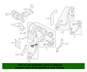 2015-2020 Audi Oil Outlet Tube O-Ring WHT-006-113 | OEM Parts Online