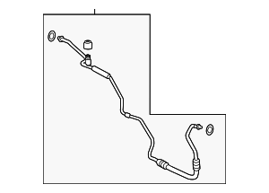 2017-2019 GM Air Conditioning Refrigerant Liquid Hose 23386909 GM ...