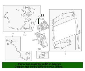 2017-2022 GM Air Conditioning Compressor Stud 11547785 | GMPartsDirect.com