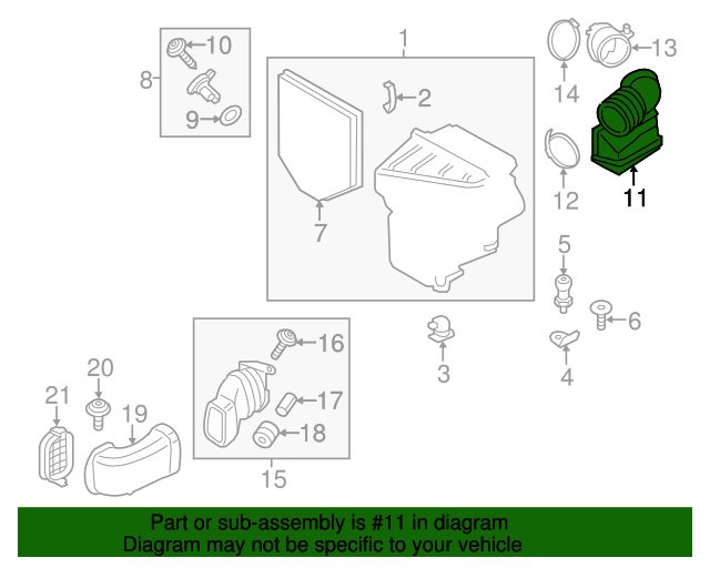 Genuine BMW 13-71-7-601-873 | Resonator | FREE Shipping on Most Orders ...