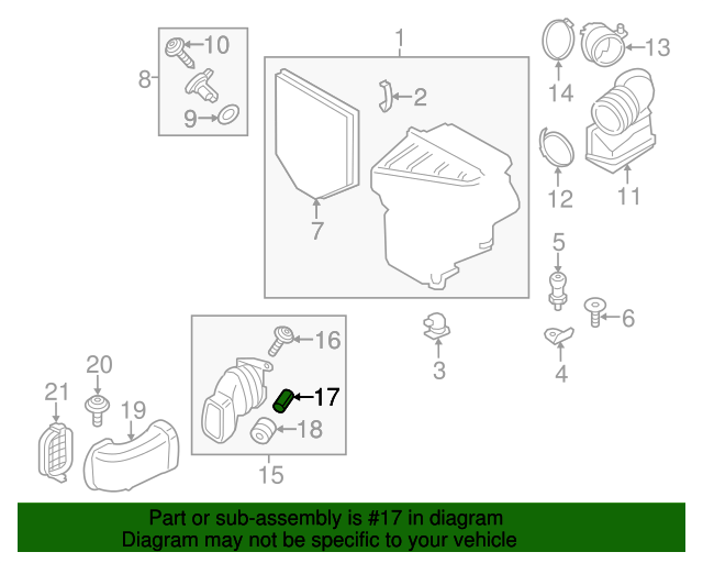 Genuine BMW 13-74-2-756-323 | Air Inlet Duct Bushing | FREE Shipping on ...