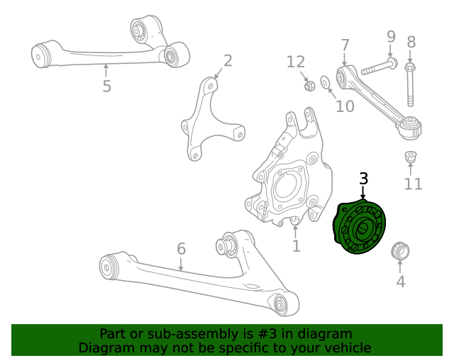205-356-00-00 - Hub & Bearing 2015-2023 Mercedes-Benz | Mercedes-Benz ...