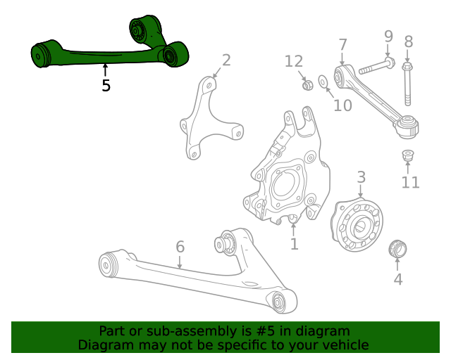 2020 Mercedes-Benz Upper Control Arm 190-350-50-02 | MB OEM Parts