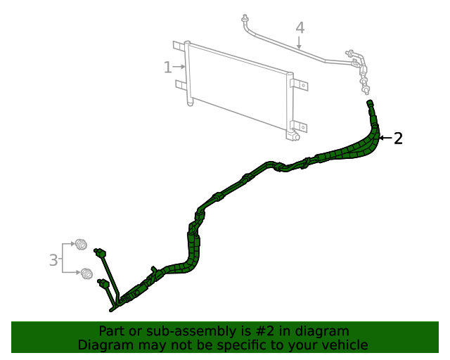 2019-2023 Ram Tube 68397154ad | TascaParts.com