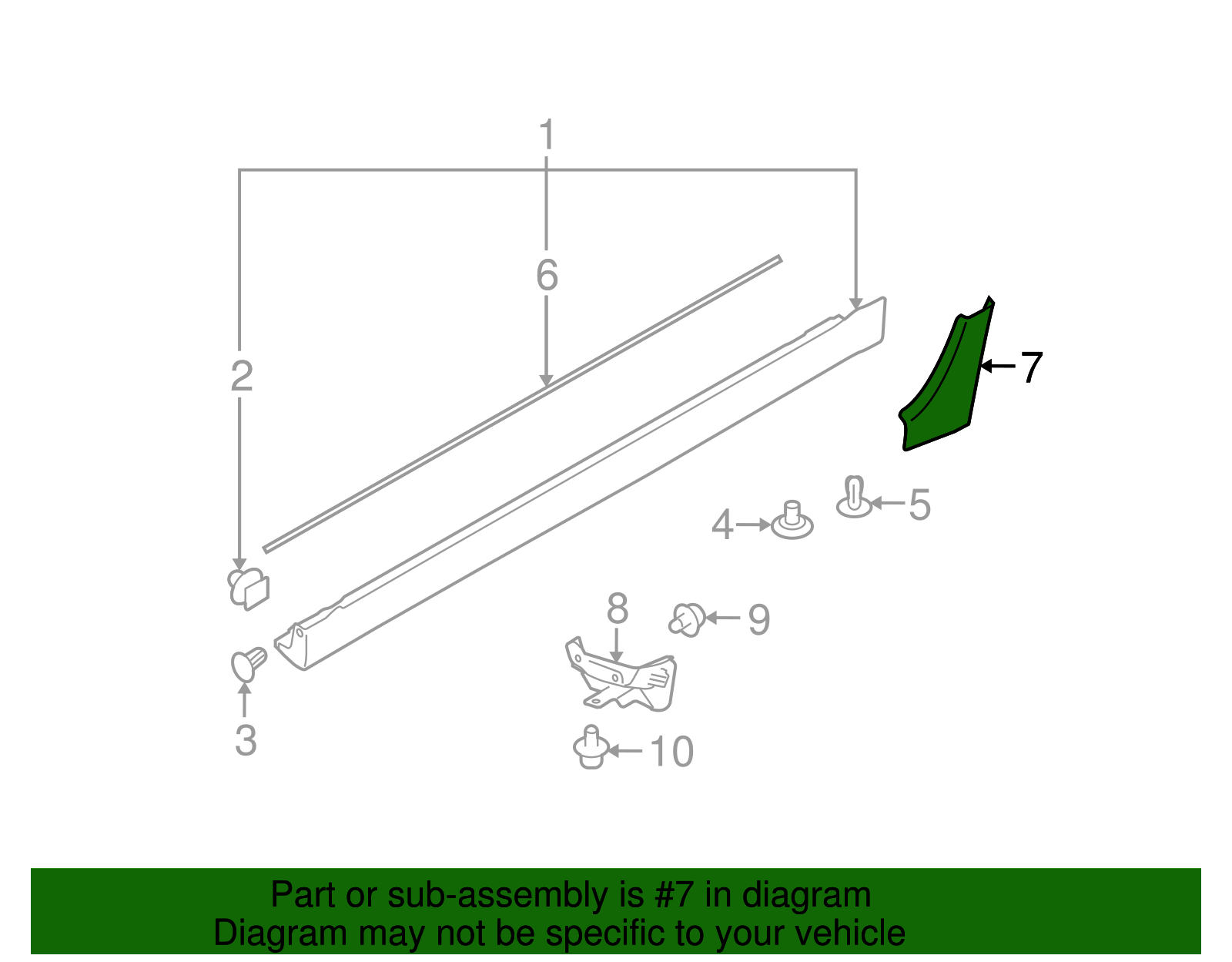 91163FG151 - 2008-2009 Subaru Impreza - Stone Deflector | OEM Subaru ...
