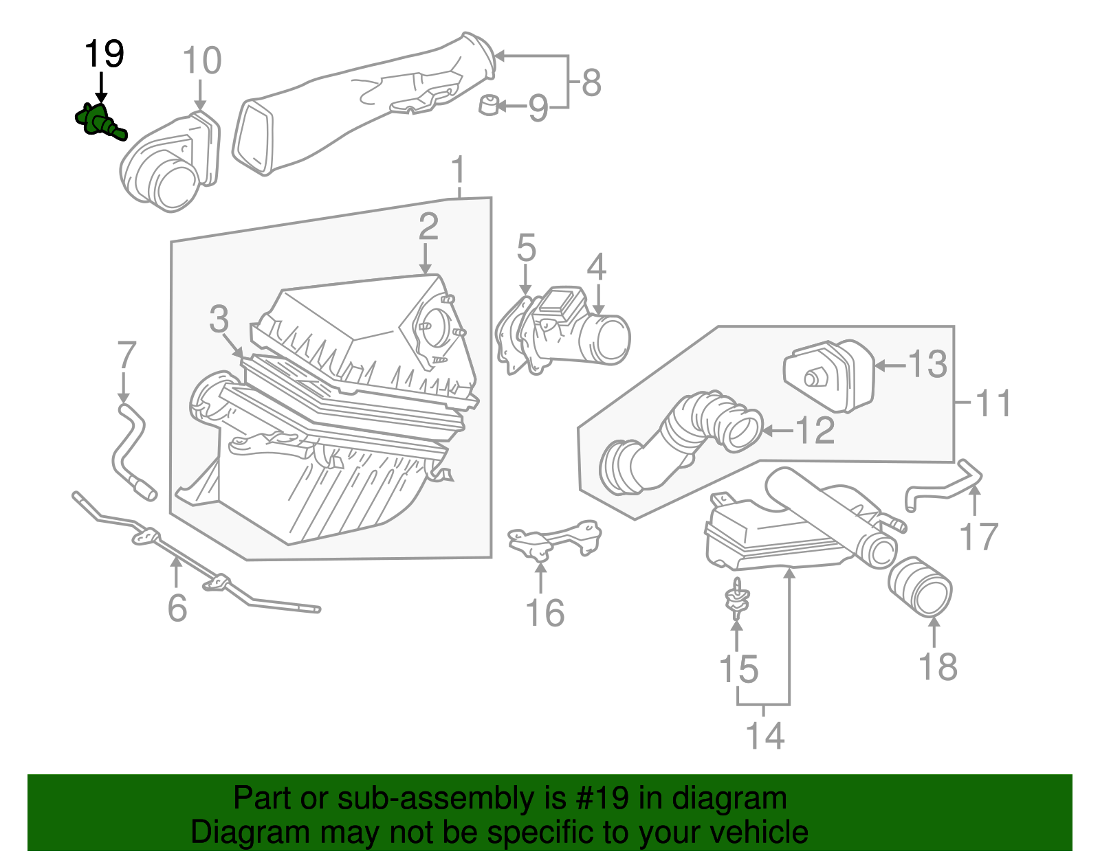 89424-06010 - Air Intake Temp Sensor - 1988-2002 Toyota | Nucar Toyota ...