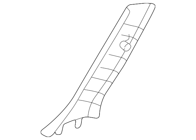 2000-2003 Mazda MPV Windshield Pillar Trim LC62-68-160D-80 | QuirkParts