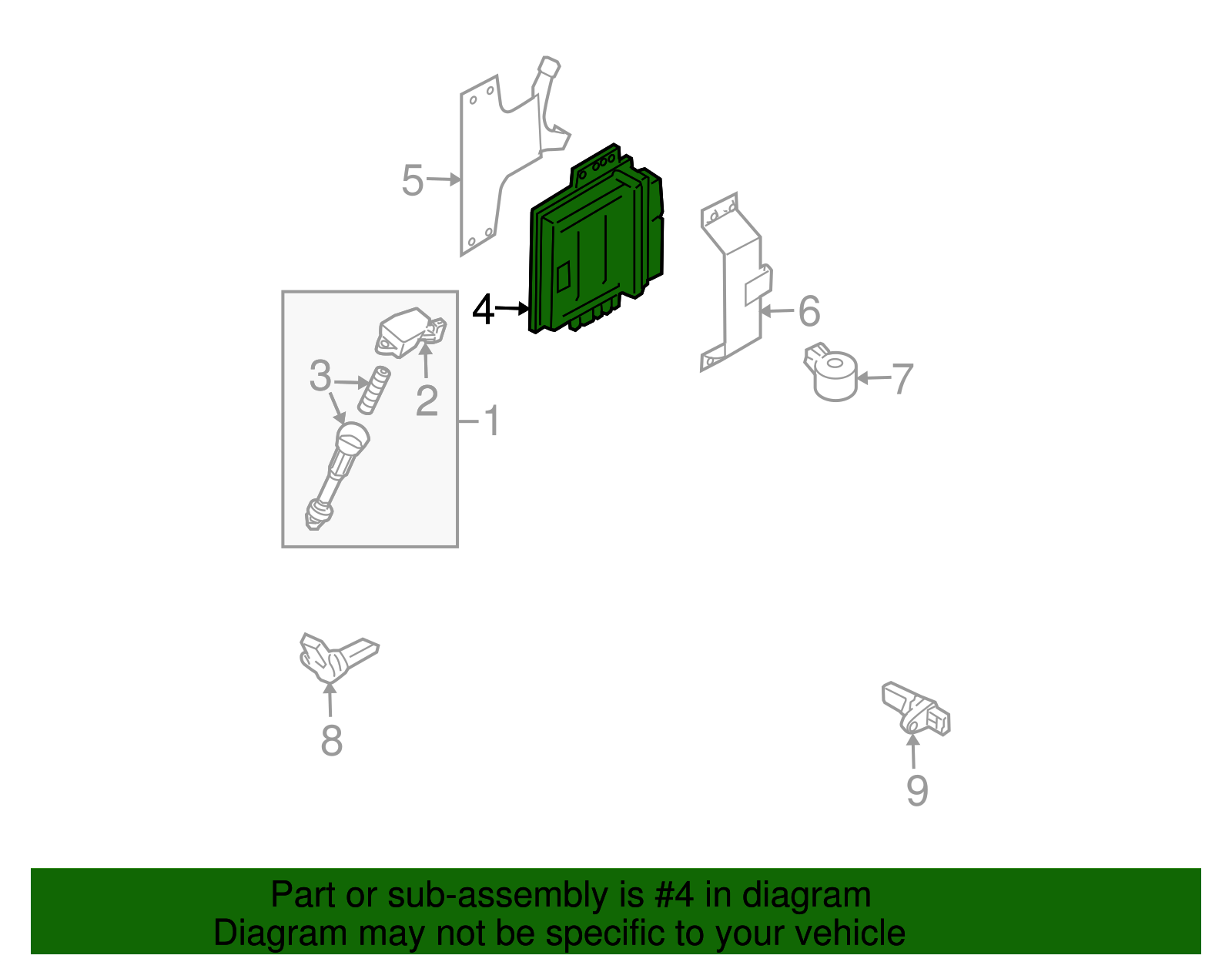 2007 Nissan Murano Engine Control Module (ECM) 23710-CC27B | Bill Kay ...