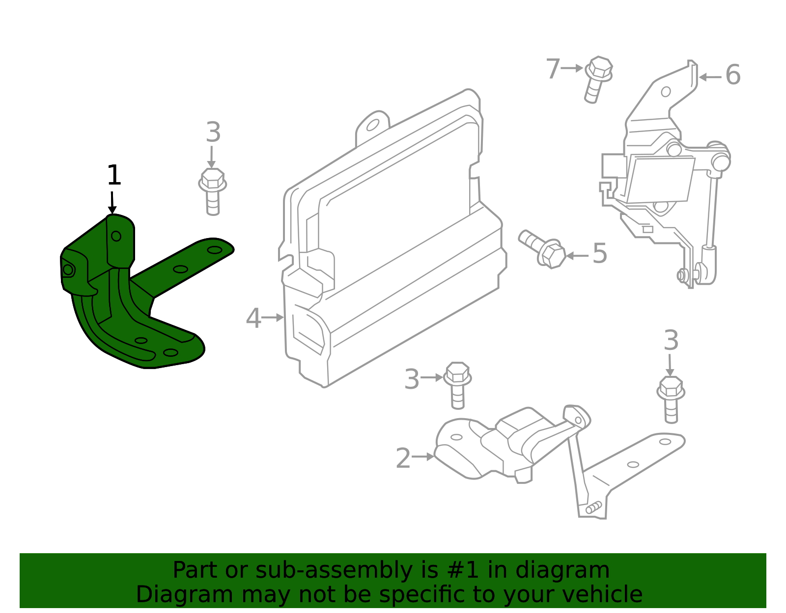 F2GZ-3C097-C - Front Sensor - 2016-2023 Lincoln | Lasco Auto Parts