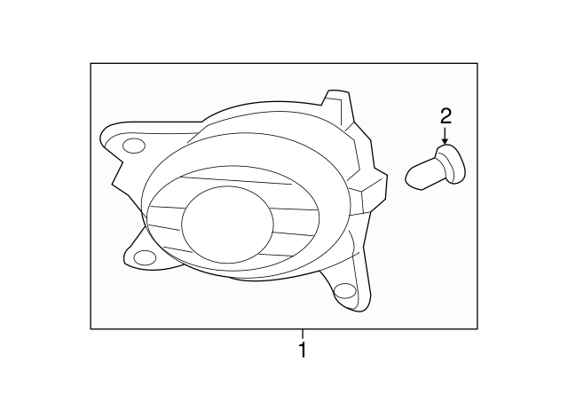92201-2F000 - Fog Lamp Assembly 2004-2006 Kia | Kia.Parts Store
